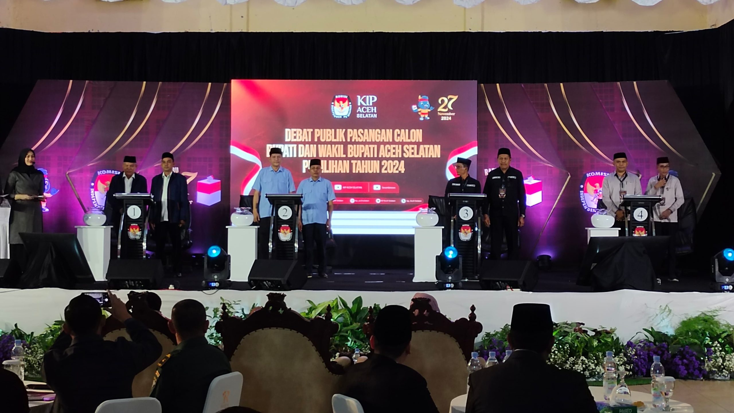 KIP Asel Gelar Debat Publik Paslon Bupati dan Wakil Bupati 2024